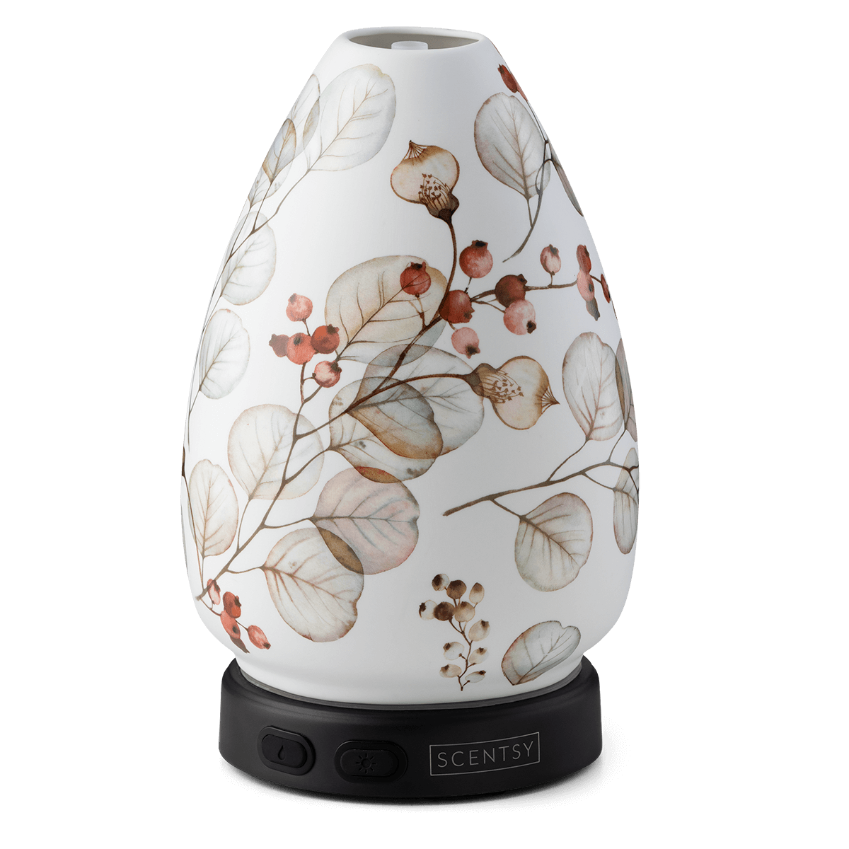 Grow Scentsy Diffuser | Elegant Porcelain + Botanical Design