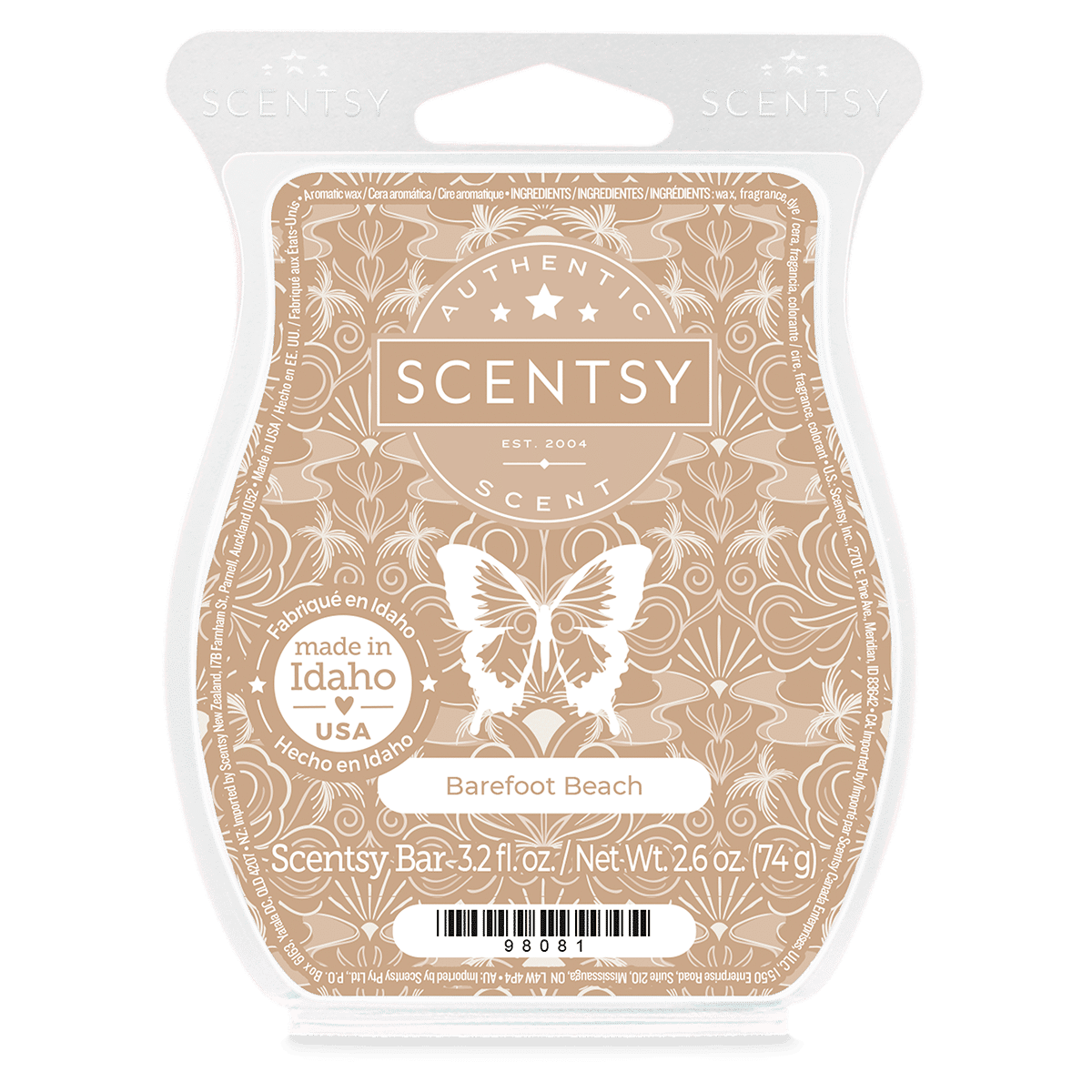 Barefoot Beach Scentsy Wax Bar - Scentsy Store