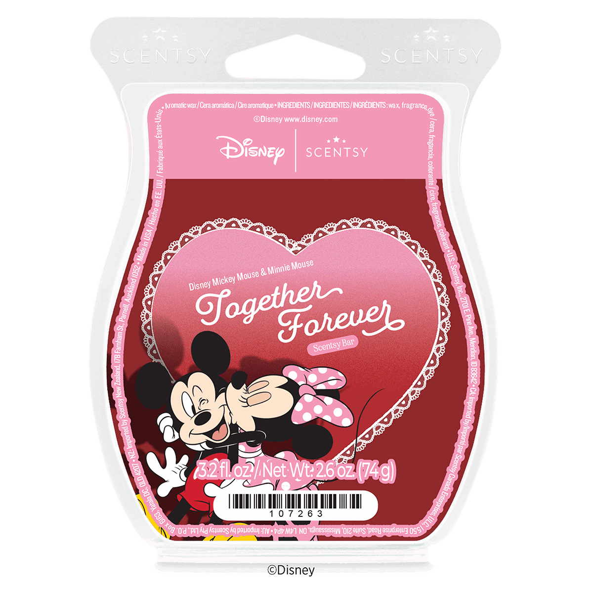 Mickey & Minnie Scentsy Bar | Together Forever